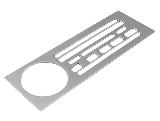 Chromed Heater Control Panel, MX5 Mk1