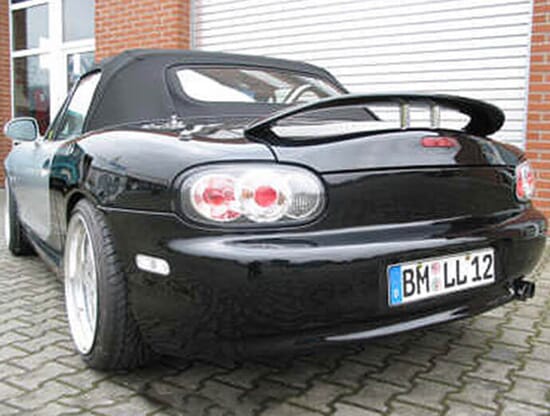 Race Wing Rear Spoiler, Mazda MX5 Mk2/2.5 – MX5 Parts