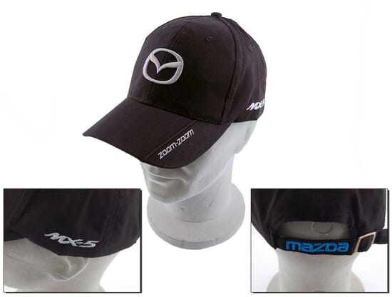 Cap, Black With Mazda & MX-5 Logos – MX5 Parts