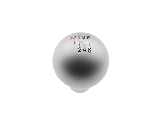 Round Gear Knob, Satin With 6 Speed Legend, MX5 Mk3 & 4 – MX5 Parts
